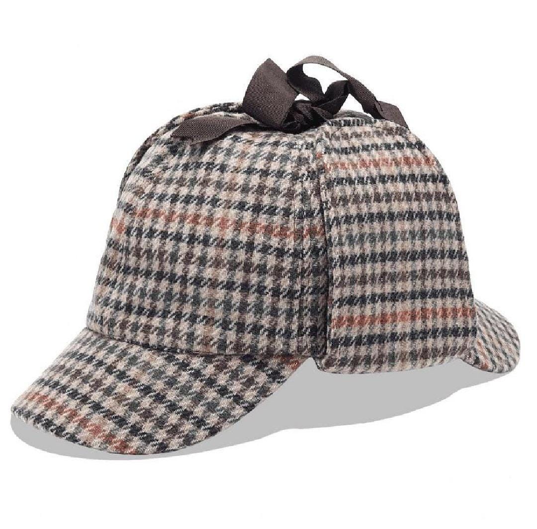 Classic Check Pattern Deer Stalker Hat - Etsy