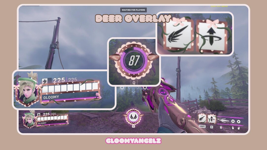 Overwatch Deer Mercy Stream Overlay | Hudsight & OBS Compatible - Etsy