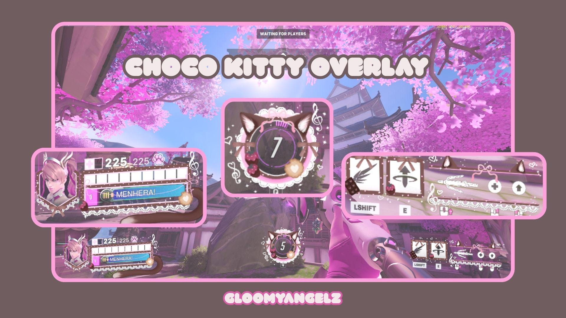 Choco Kitty Mercy Overlay | Compatible With Hudsight and OBS ...