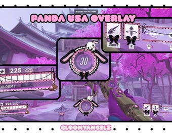 Mercy Pink Strawberry Overlay | Compatible With OBS and Hudsight ...