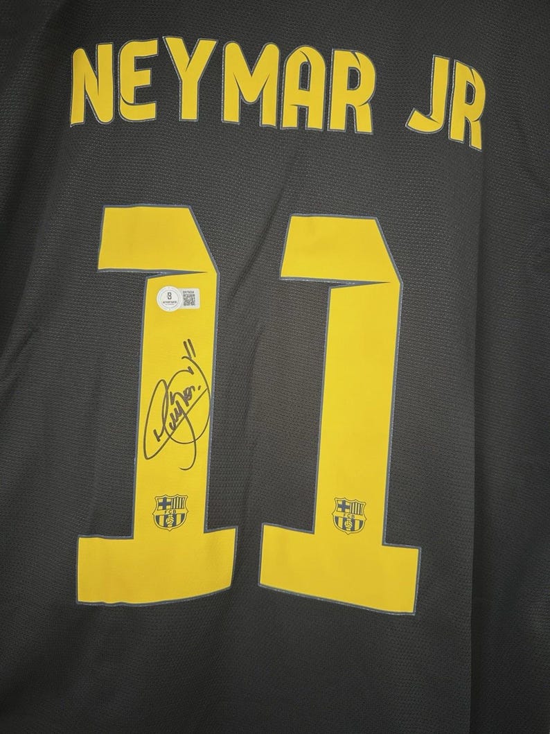 Neymar Jr Signed Fc Barcelona Shirt Jersey BECKETT COA - Etsy