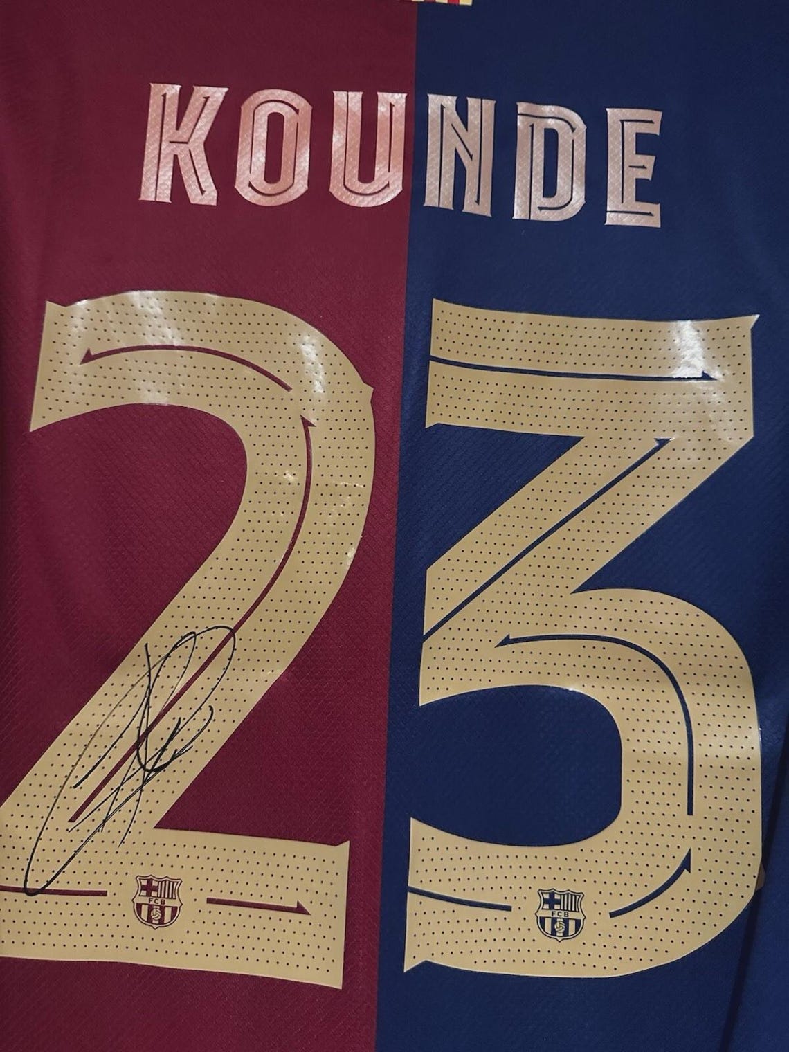 Jules Kounde Signed Fc Barcelona Shirt Jersey WITH Video PROOF & COA - Etsy