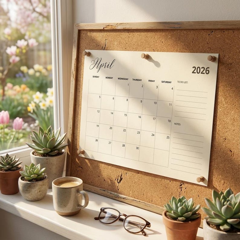 Schlichter 2026 Monatsplaner | Remarkable Paper Pro Kalender ...