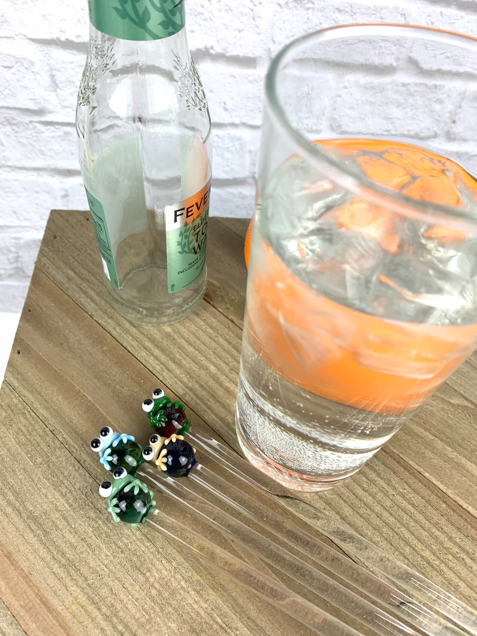 Frogs Glass Stir Sticks Free Gift Box and Free Shipping - Etsy