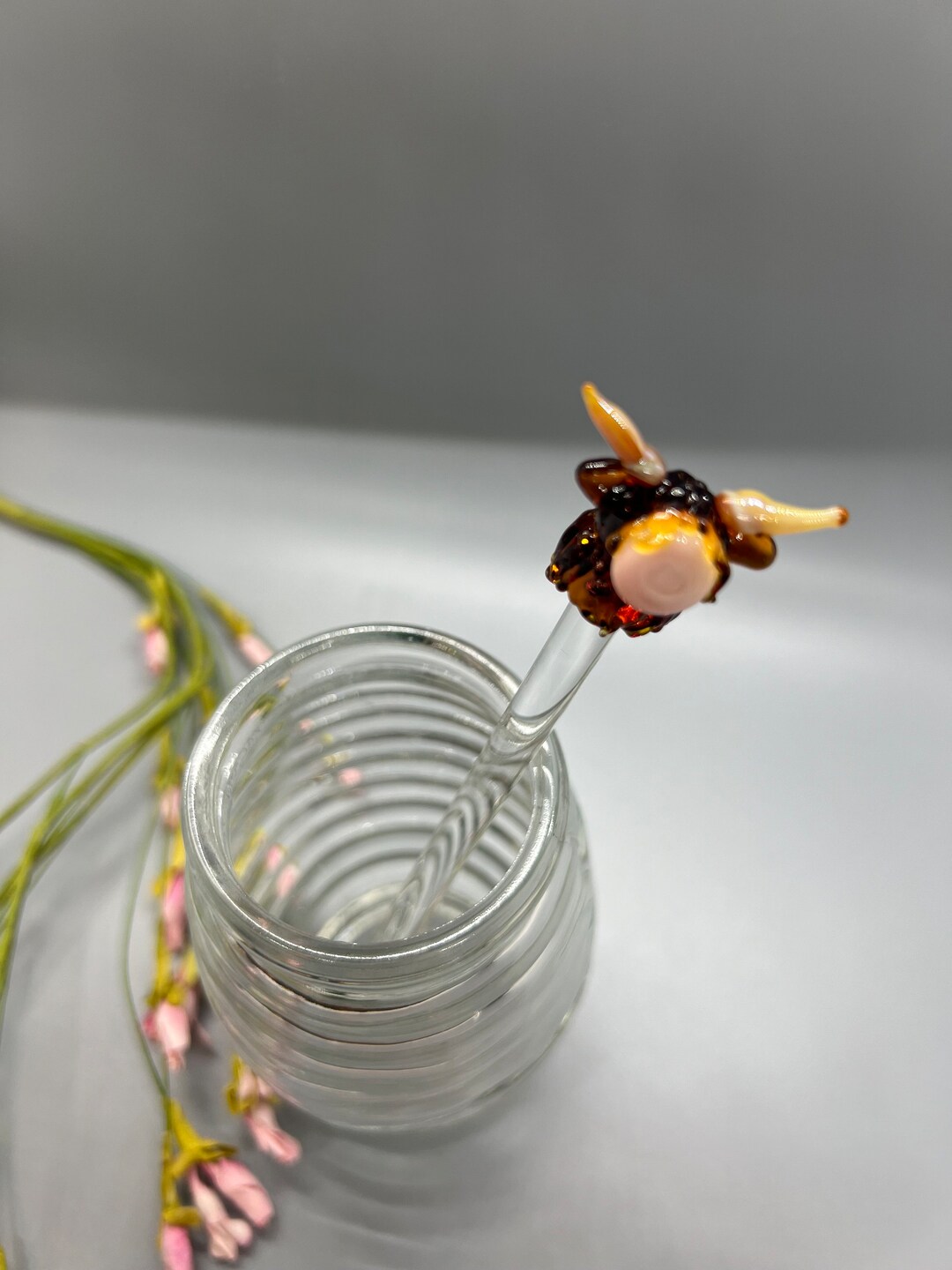 Highland Cow Honey Dabber Stick With Honey Jar Gift Wrapped Handmade ...