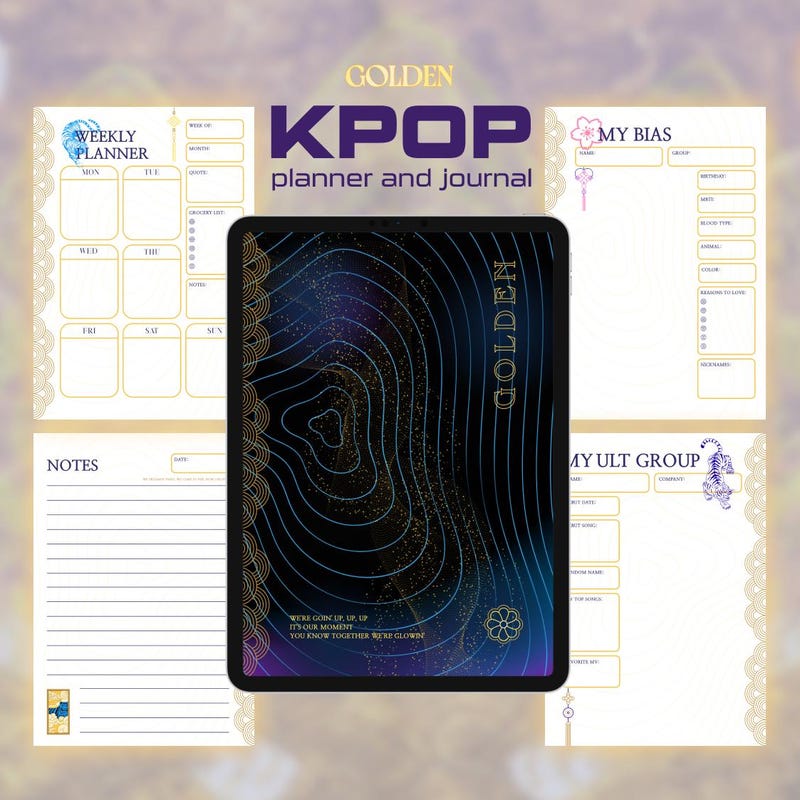 Kpop Stationary - Etsy