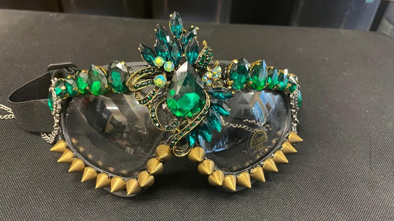Custom Design - Butterfly Magic Goggles / Custom / Burning Man / Dress ...