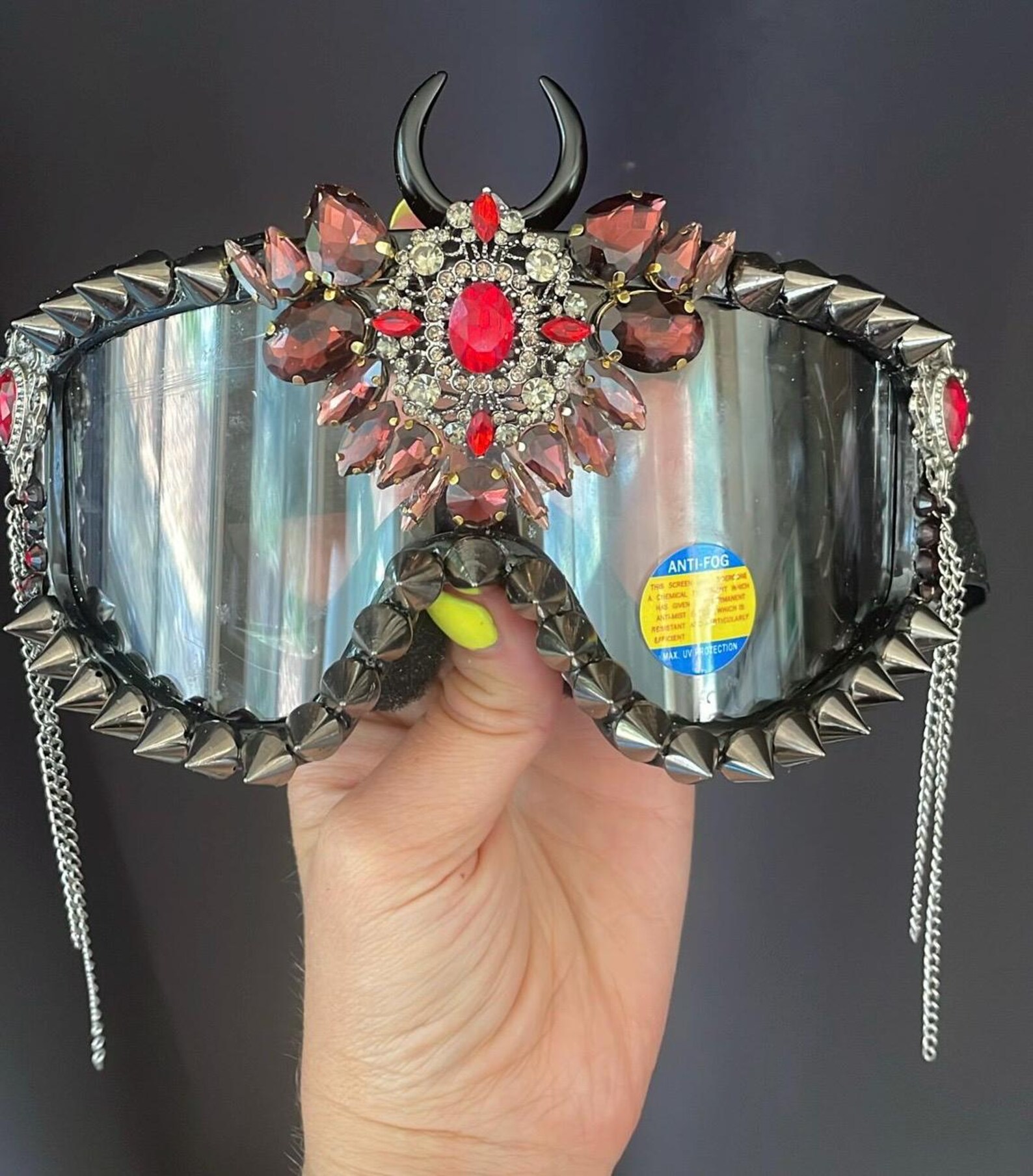Custom Design - Butterfly Magic Goggles / Custom / Burning Man / Dress ...