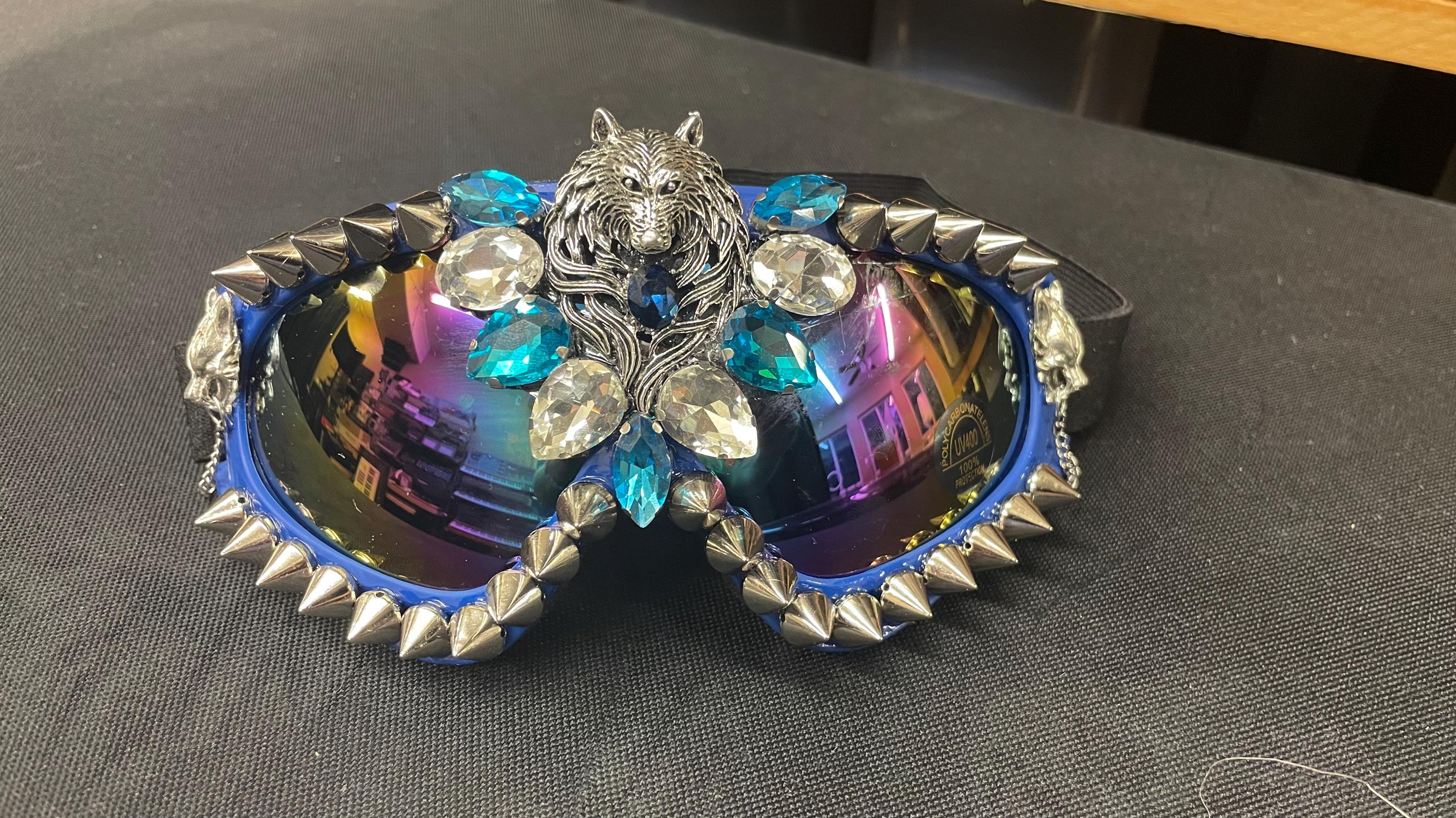 Custom Design - Butterfly Magic Goggles / Custom / Burning Man / Dress ...