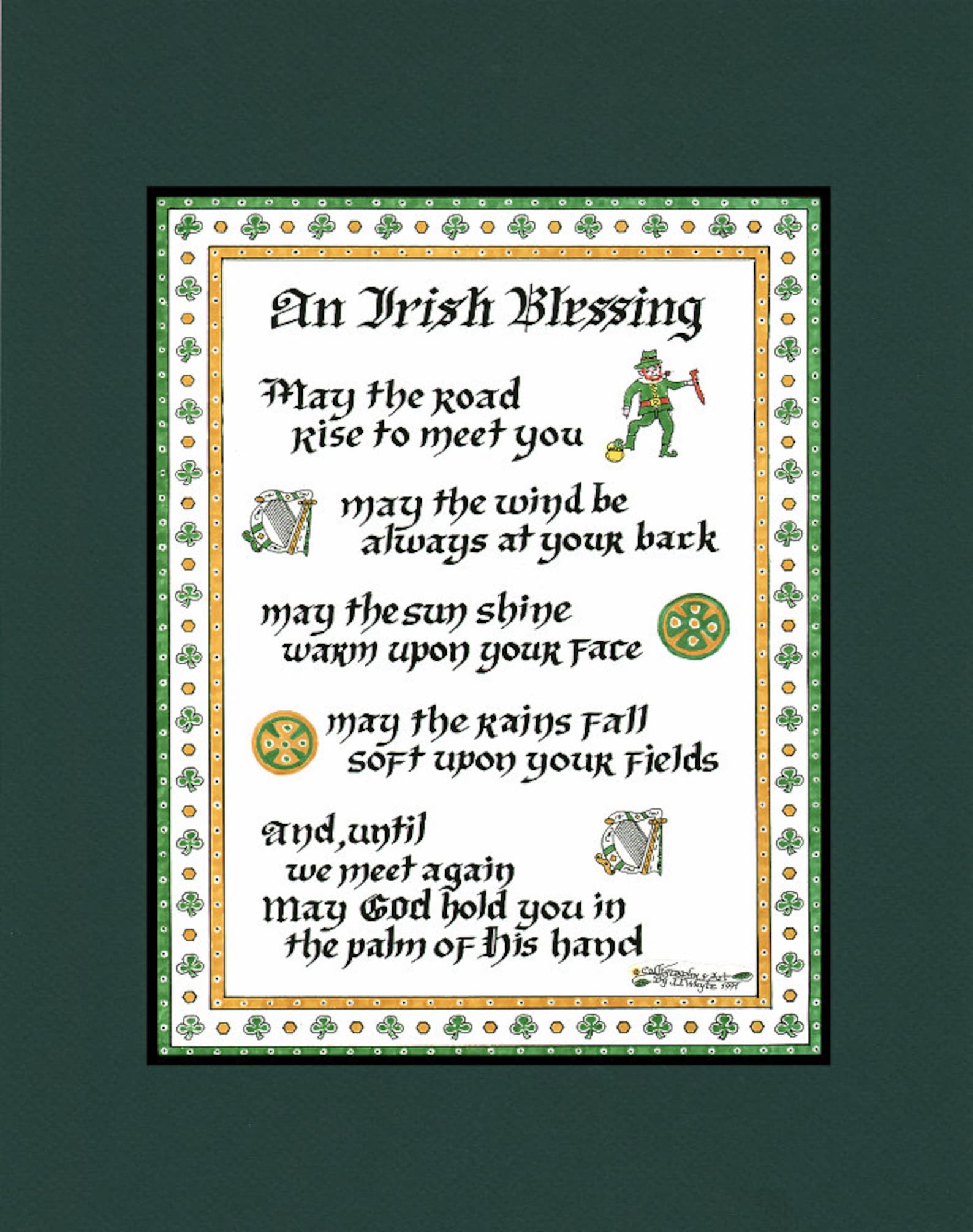 Irish Blessing May the Road Rise to Meet You - Etsy