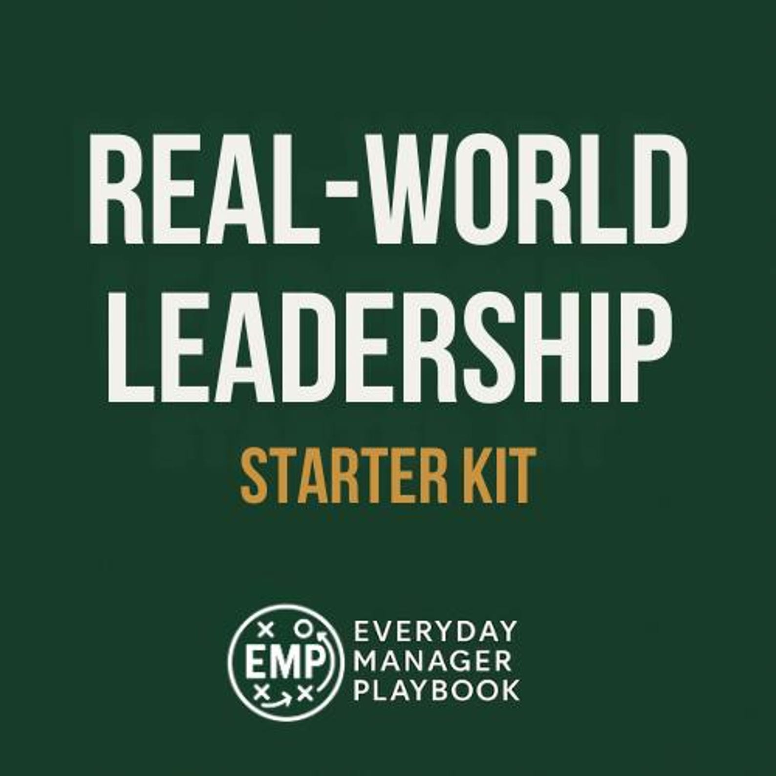 Real-world Leadership Starter Kit | New Manager Workbook & Templates ...