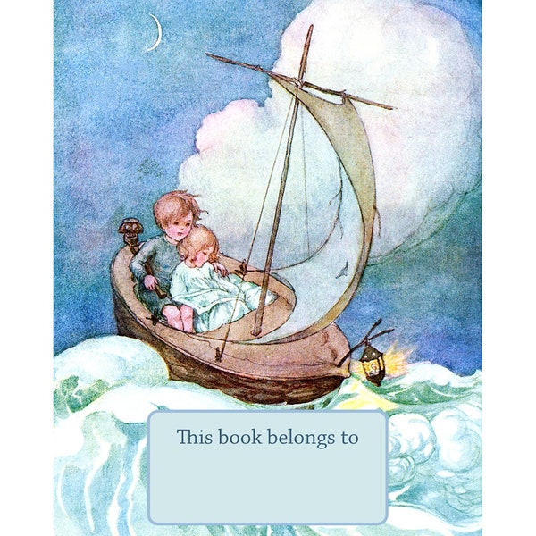 Personalized Bookplates Children - Etsy