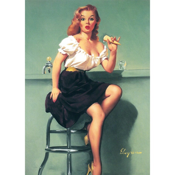 Elvgren Pinup Etsy