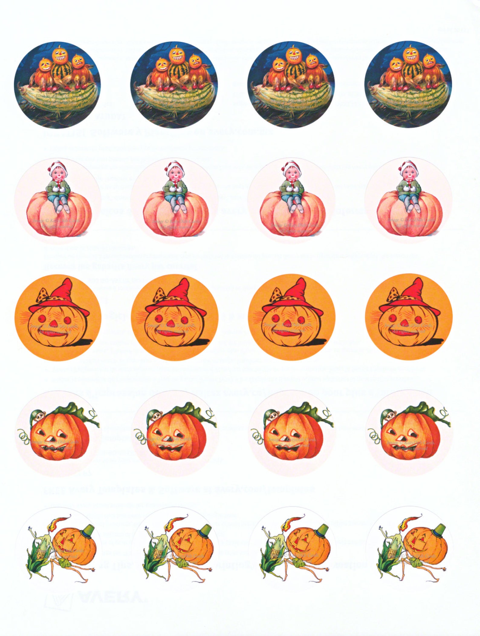 Halloween Stickers Envelope Seals Jack O'lanterns - Etsy