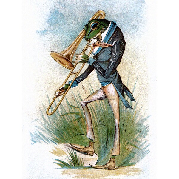 Gentleman Frog - Etsy