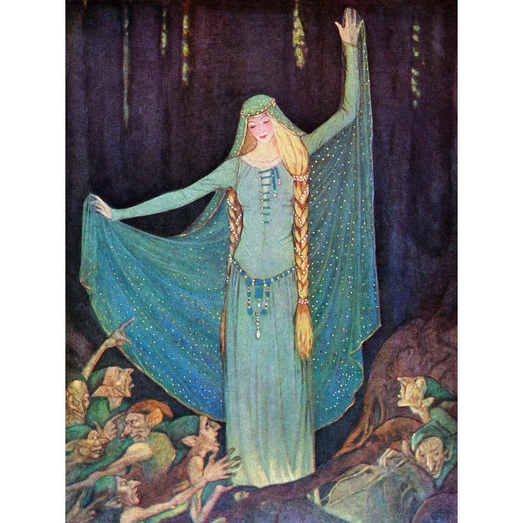 Princess Card - King's Daughter and Dwarves - Gift for Girl - Elenore ...