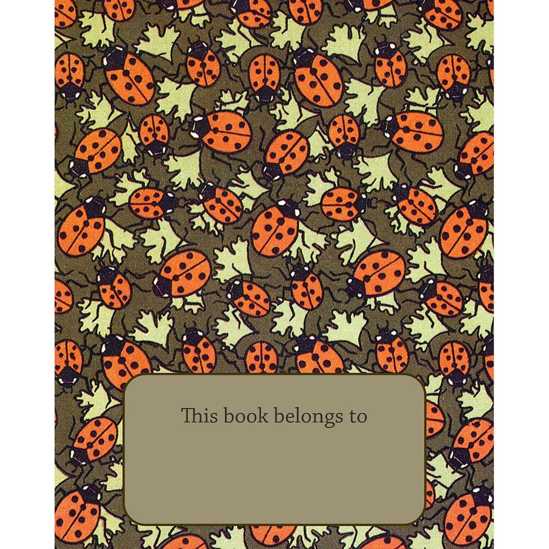 Art Nouveau Bookplates - Self Stick or Acid Free - Ladybugs and Leaves ...