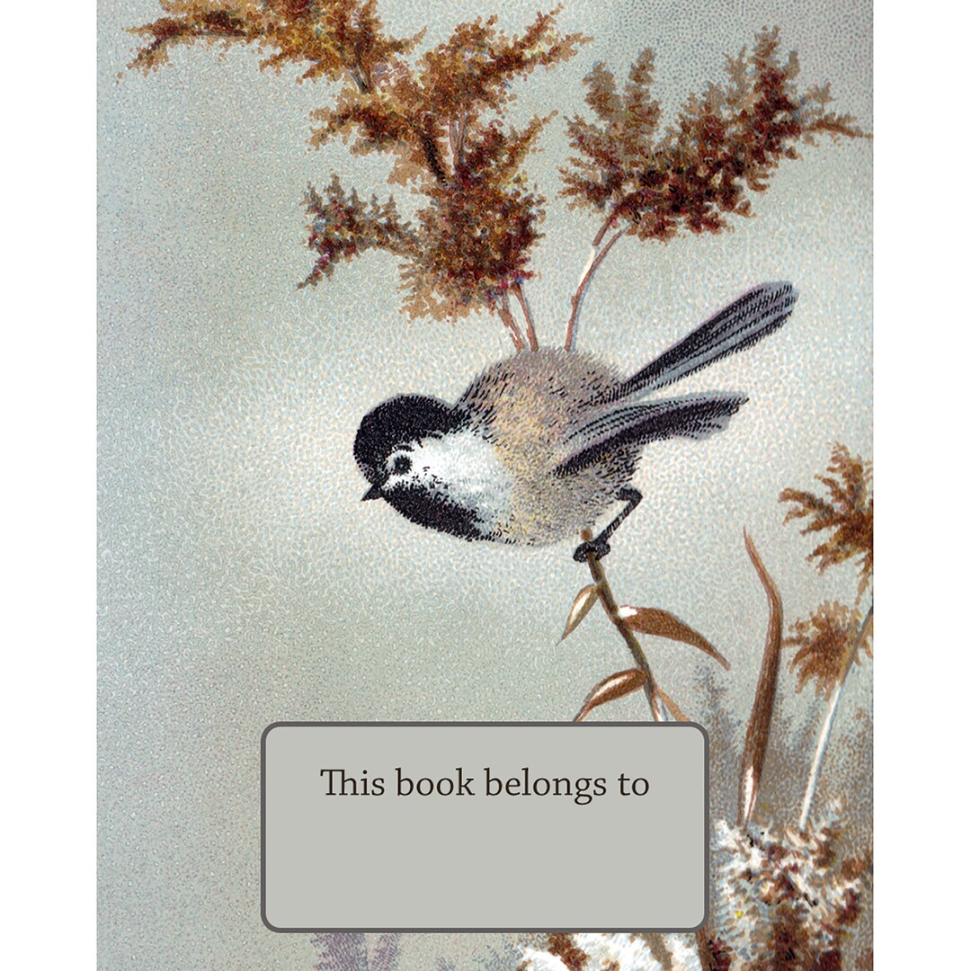 Bird Bookplates - Acid-free or Self-stick - Black Capped Chickadee Book ...