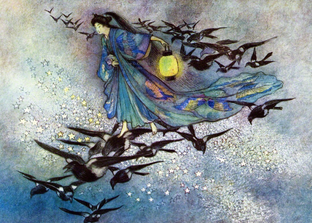 Fairy Fridge Magnet - Goddess and Magpies Fly - Star Lovers - Warwick ...