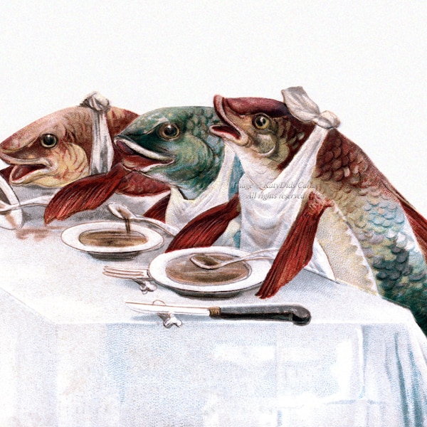 Anthropomorphic Fish - Etsy