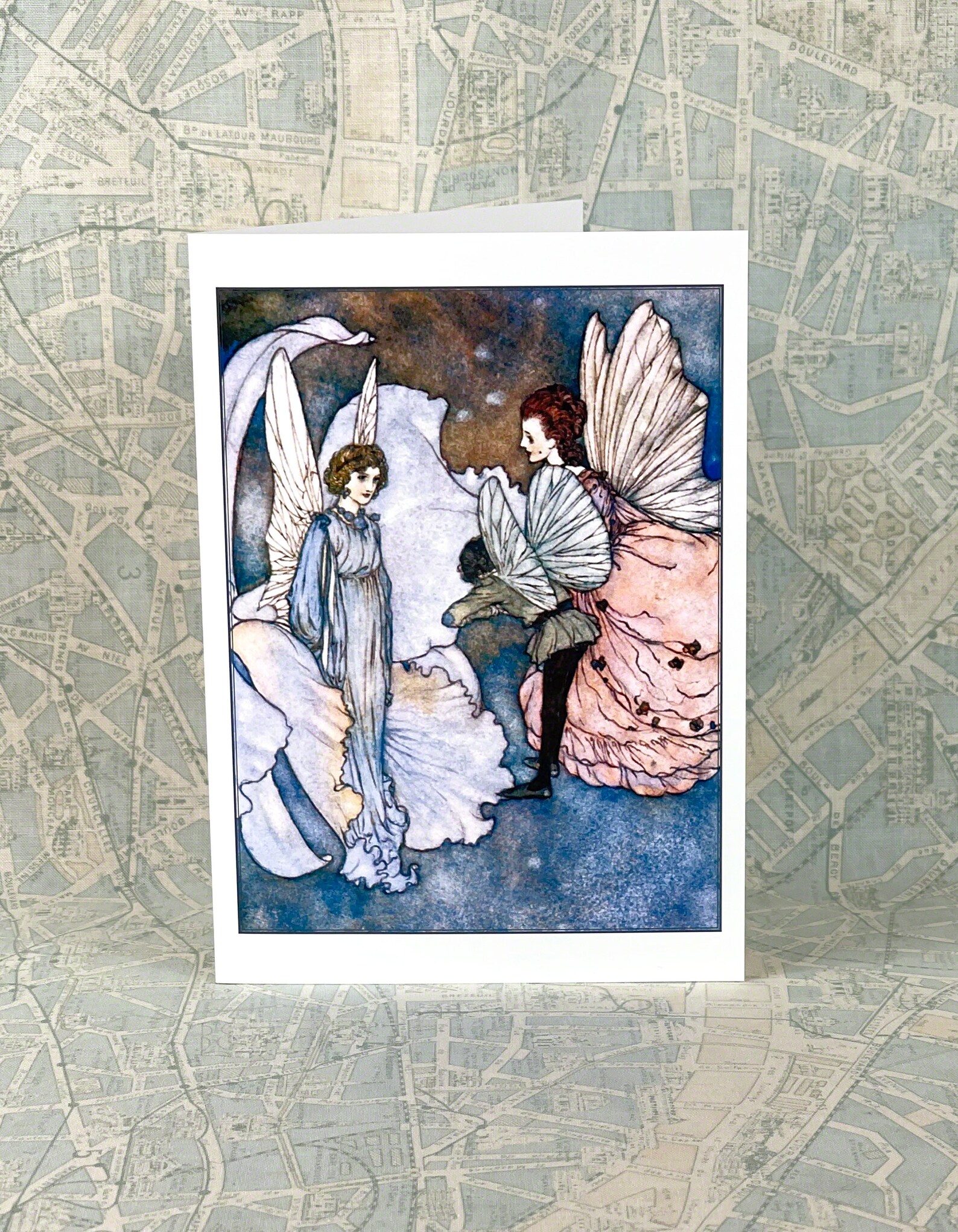 Fairy Card Princess Orchid Meeting Hedgeflower From - Etsy