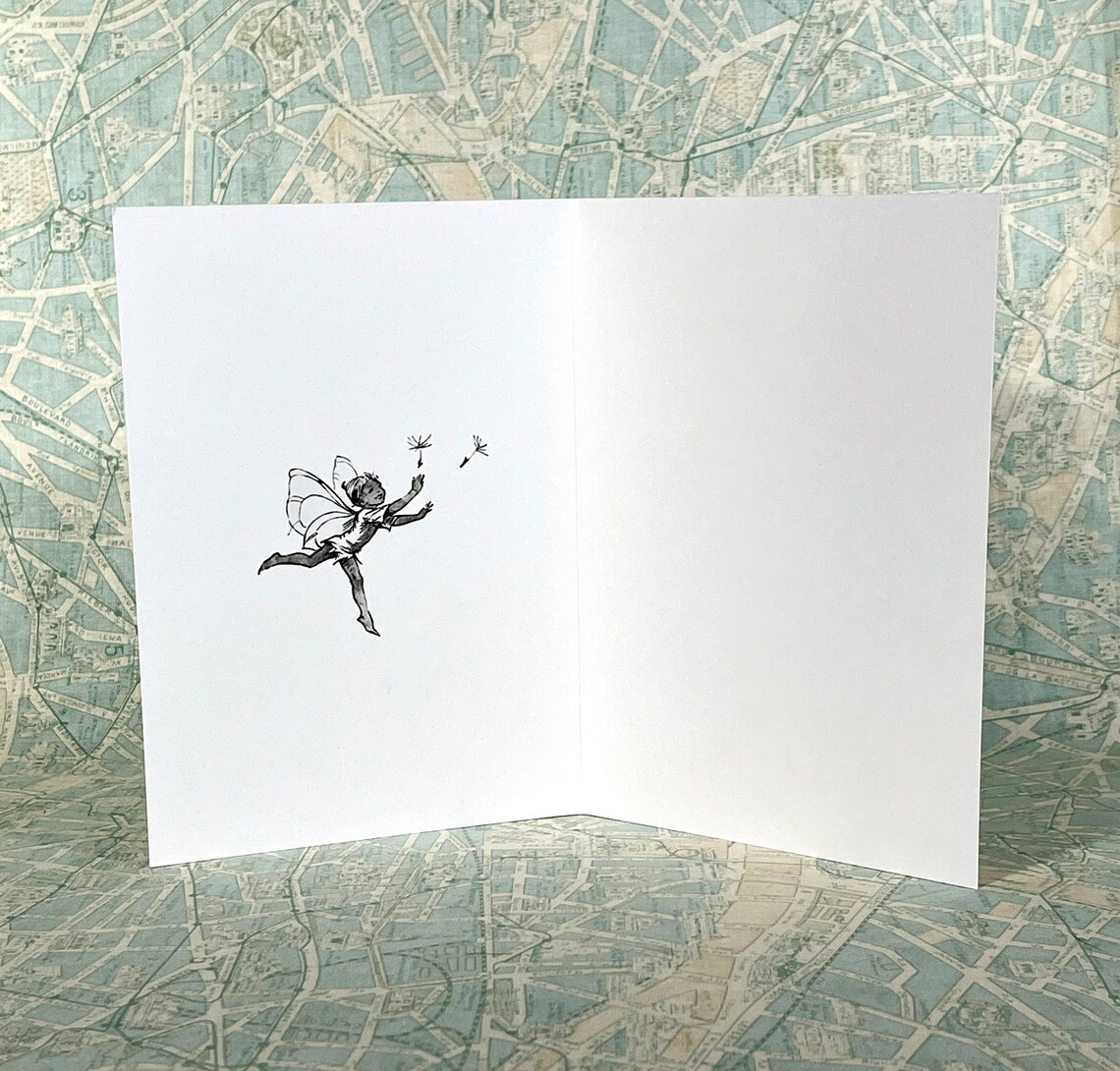 Flower Fairy Card - Dandelion Faeries - Art Outside and in - Repro ...