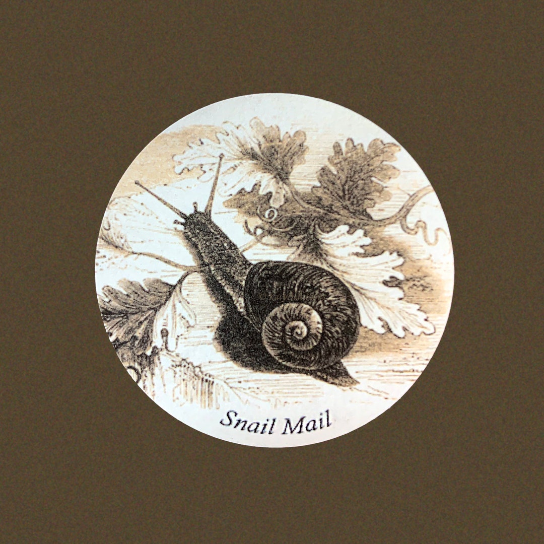Snail Mail Stickers - Vintage Image Repros - Sheet of 20 - 1.5 Inch ...