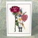 Valentines Day Card - the Knight of the Rose - Vintage Style Valentine ...