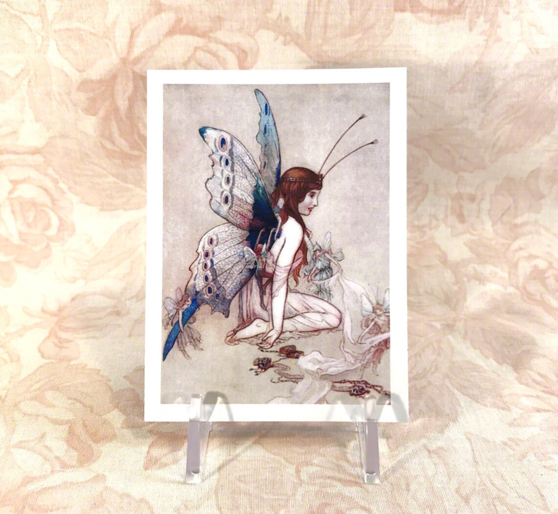 Fairy Fridge Magnet - Girl Gets Faerie Wings - Warwick Goble Water ...