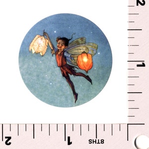 Fairy Card Faerie Lanterns Fae Notecard Art Outside and in Repro ...