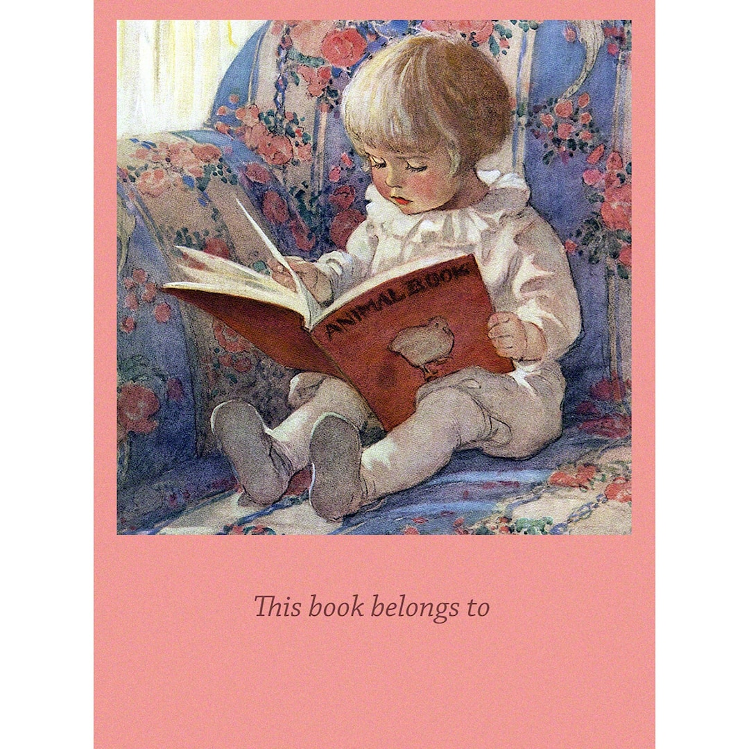 Child Reads Bookplates Acid-free or Self-stick Jessie Willcox Smith ...