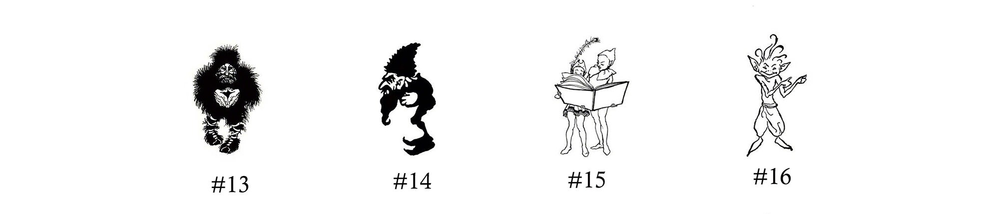 Rackham Creatures Stickers Elf Gnome Fae Fairy Dryad | Etsy