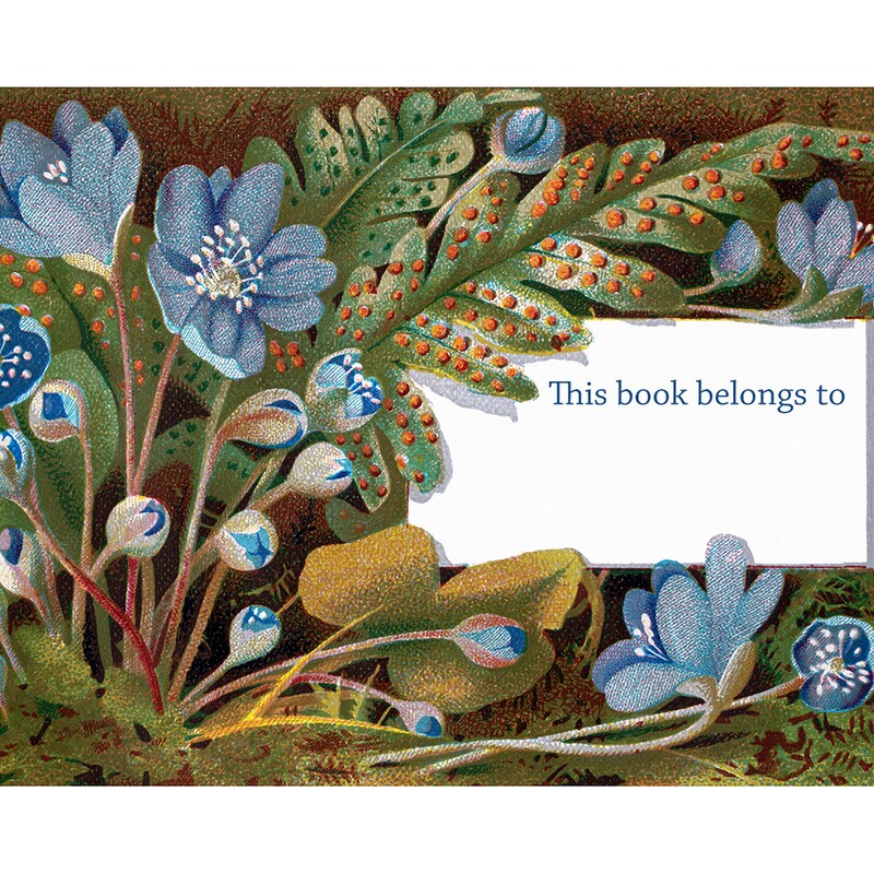 Flower Book Plate - Etsy