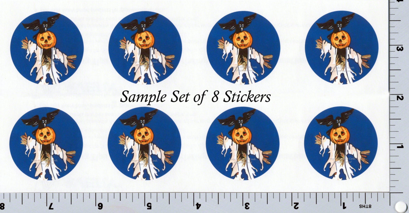 Halloween Stickers Envelope Seals Clowns & Scarecrows - Etsy