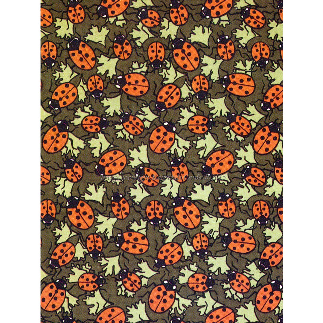 Ladybug Greeting Card Art Nouveau Illustration Maurice Verneuil - Etsy