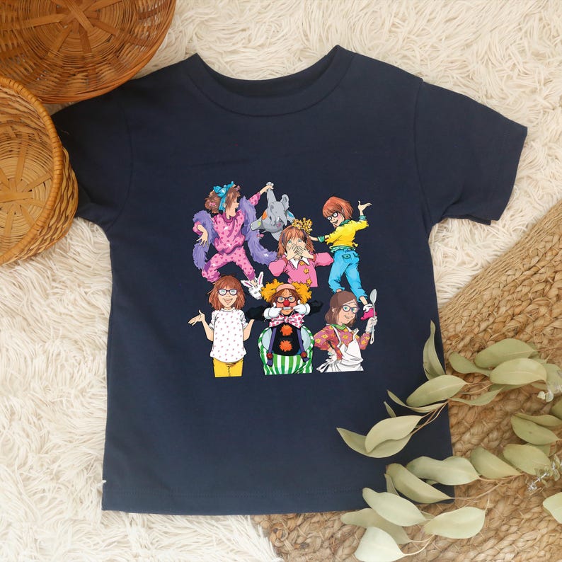Kids Cartoon Character Shirt, Funny Graphic Tee - Etsy