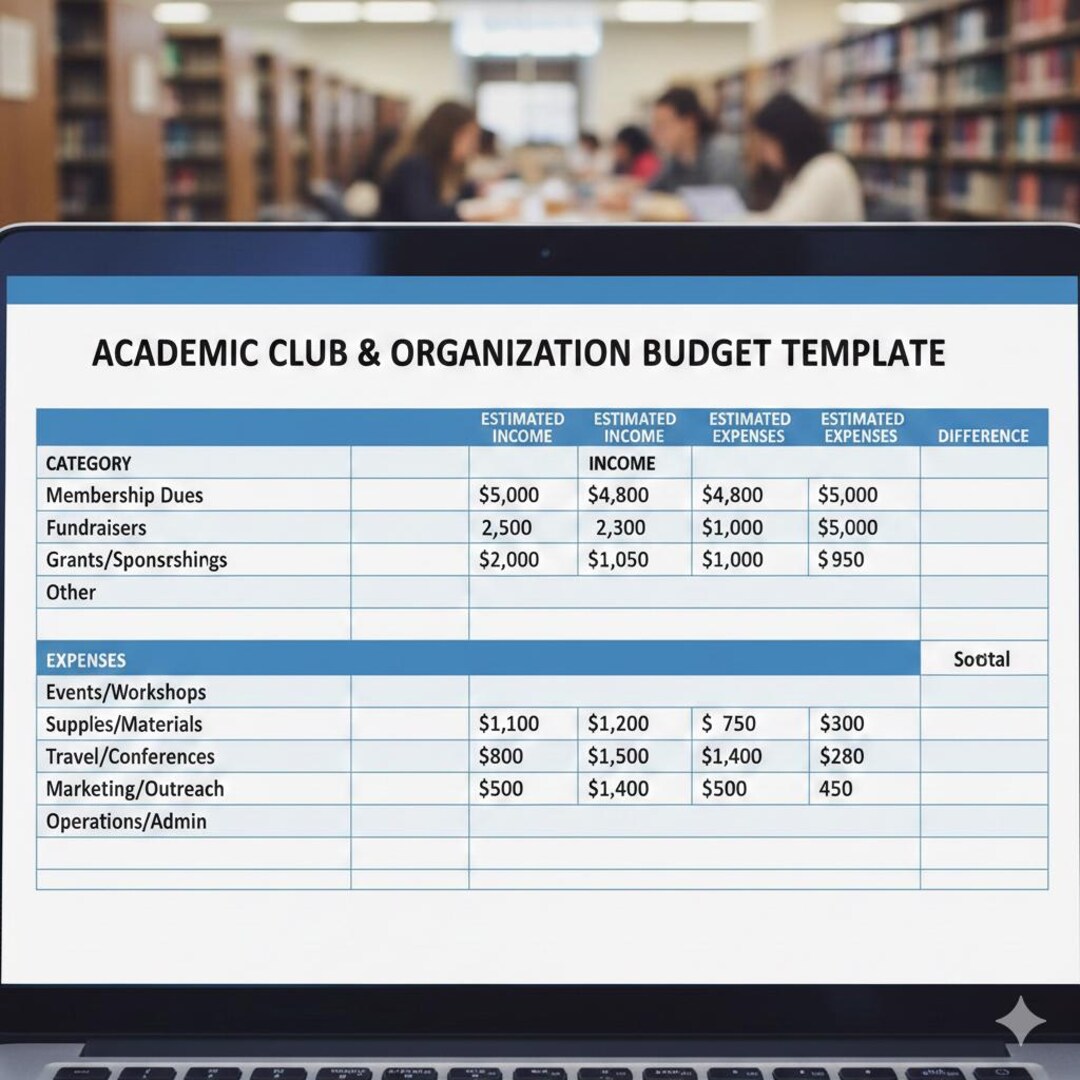 Organization Budget Template Needlepoint Canvas - Etsy