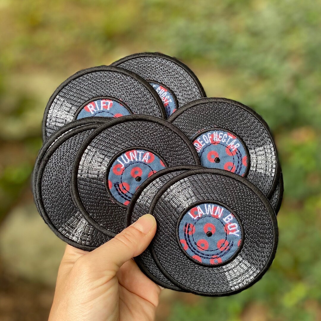 Phish Inspired Albums Handmade Iron on Patches. Fishman Donuts, Vinyl ...