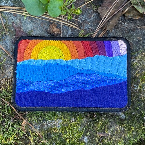 Blue Ridge Mountains Iron on Patch - Etsy