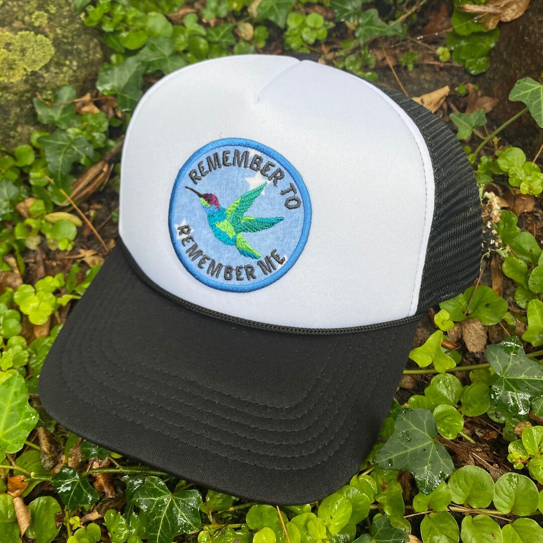 Hummingbird Handmade Patch Foam Trucker Hat, Baseball Cap. Remember to ...