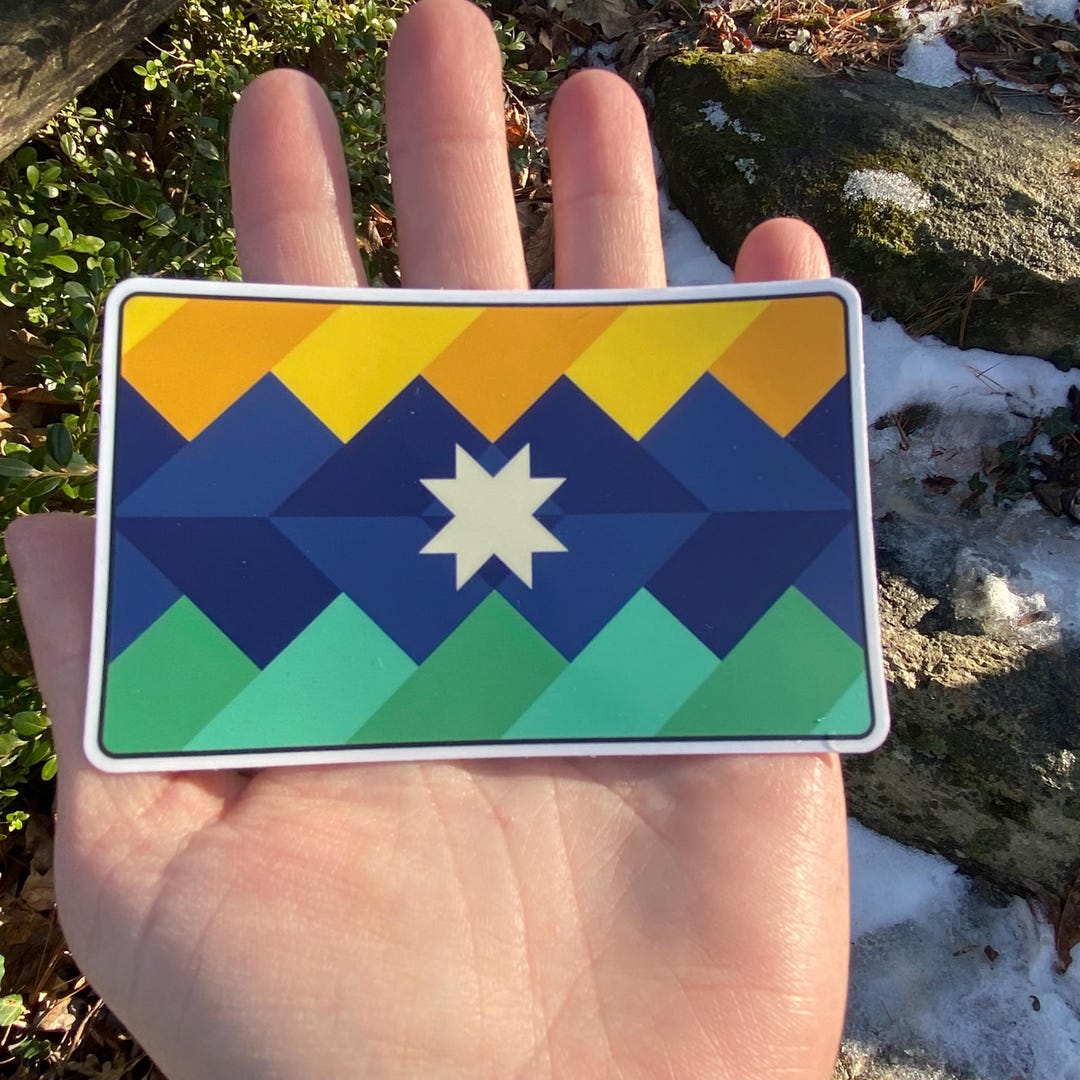 FUNDRAISER the Appalachian Flag STICKER. - Etsy