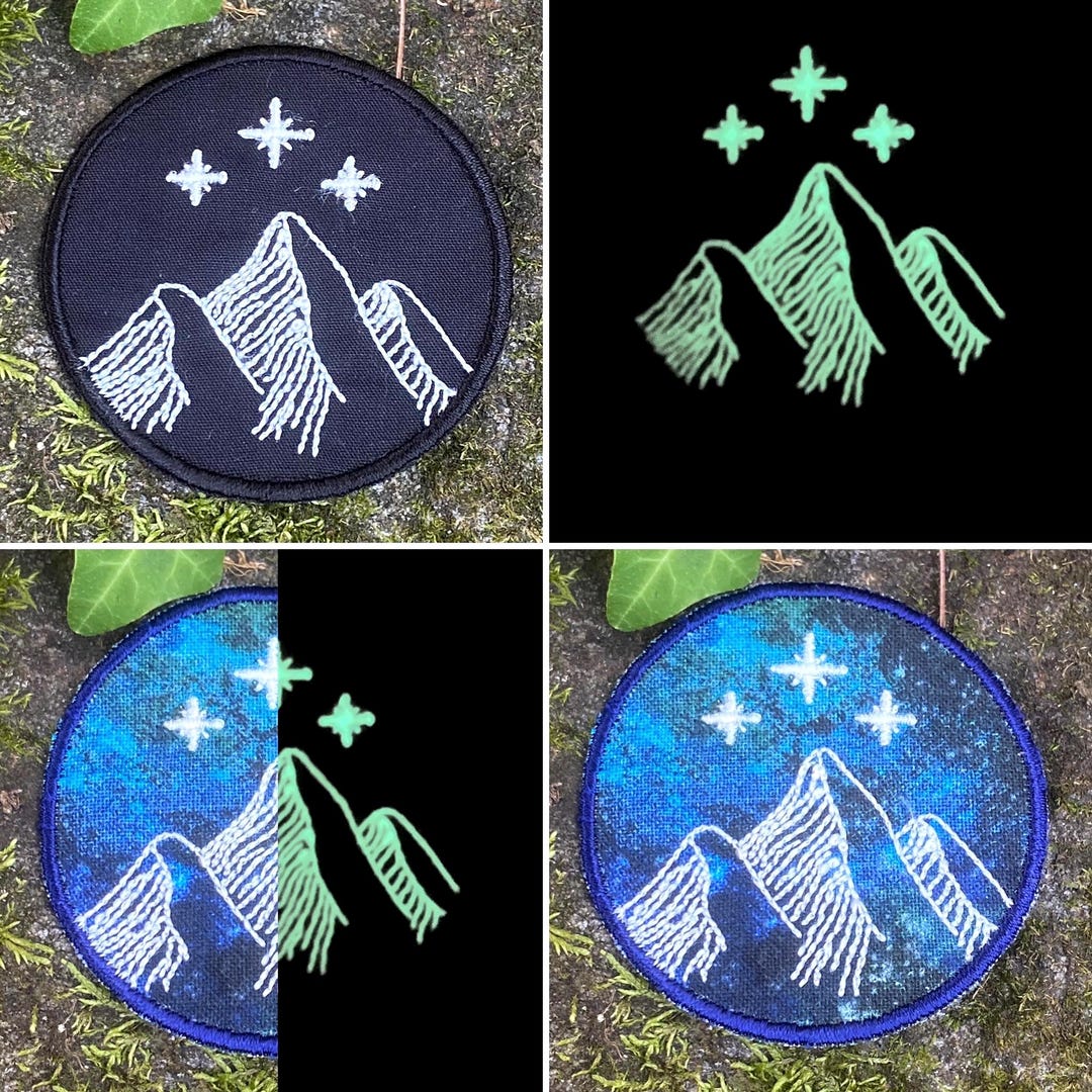 Velaris Embroidered Iron on Patch: Night Court Insignia, Glow-in-the ...