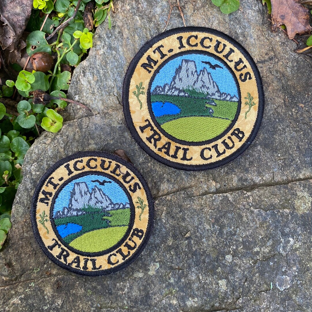 Mt. Icculus Trail Club Handmade Iron on Patch. the Lizards. Made From ...