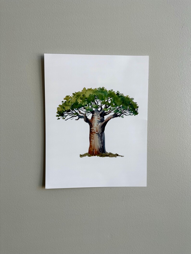 Baobab Tree of Life Digital Print (plain, No Text) - Etsy