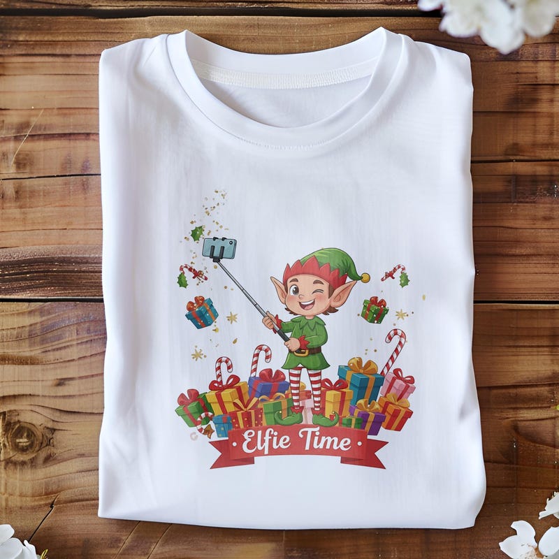Elfie Selfie Printable - Etsy