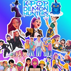 K-pop Demon Hunters (huntrix) Stickers - Etsy