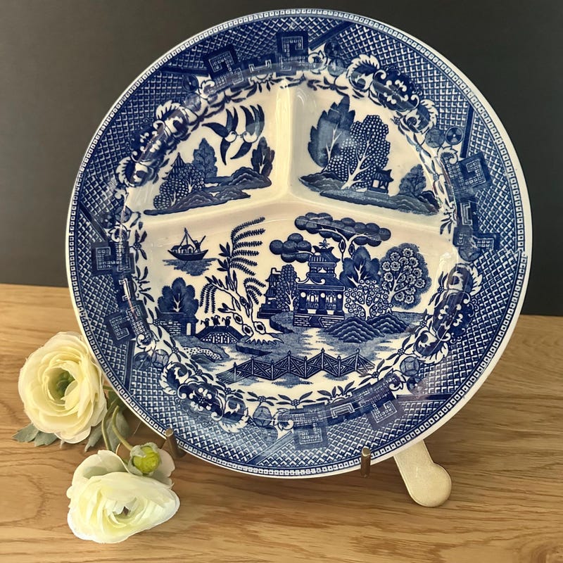 Willow Pattern Plate - Etsy