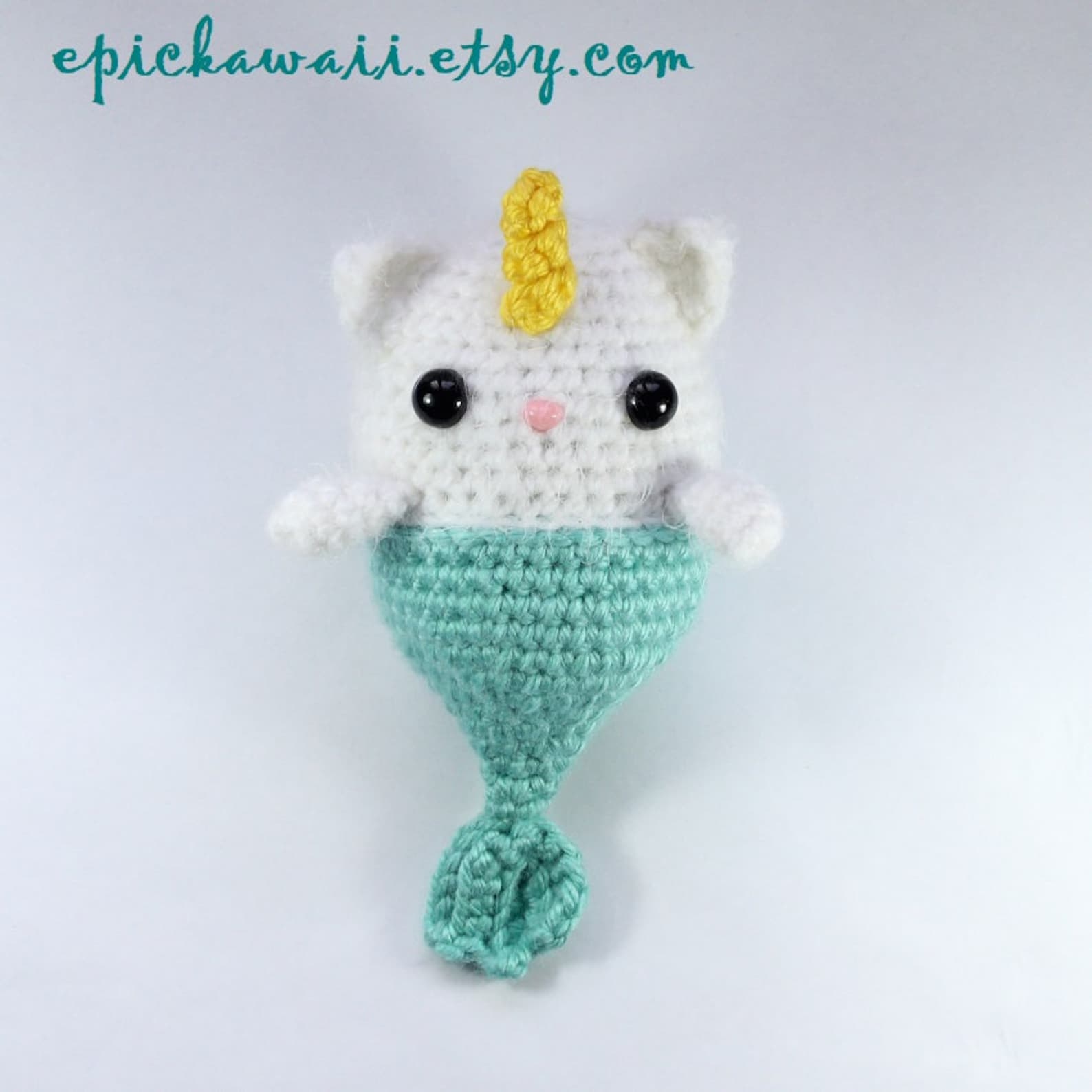 PATTERN: Fairy Unicorn Mermaid Cat Caticorn Purrmaid Crochet Amigurumi ...