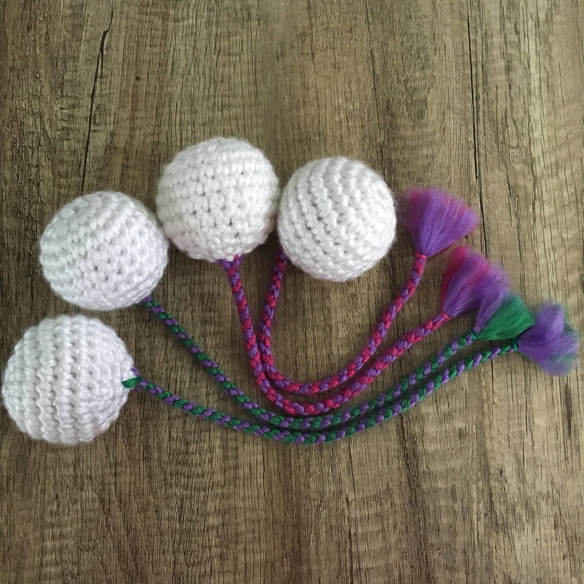 PATTERN: Easy DIY Crochet Poi Balls Maori Hawaiian Polynesian | Etsy