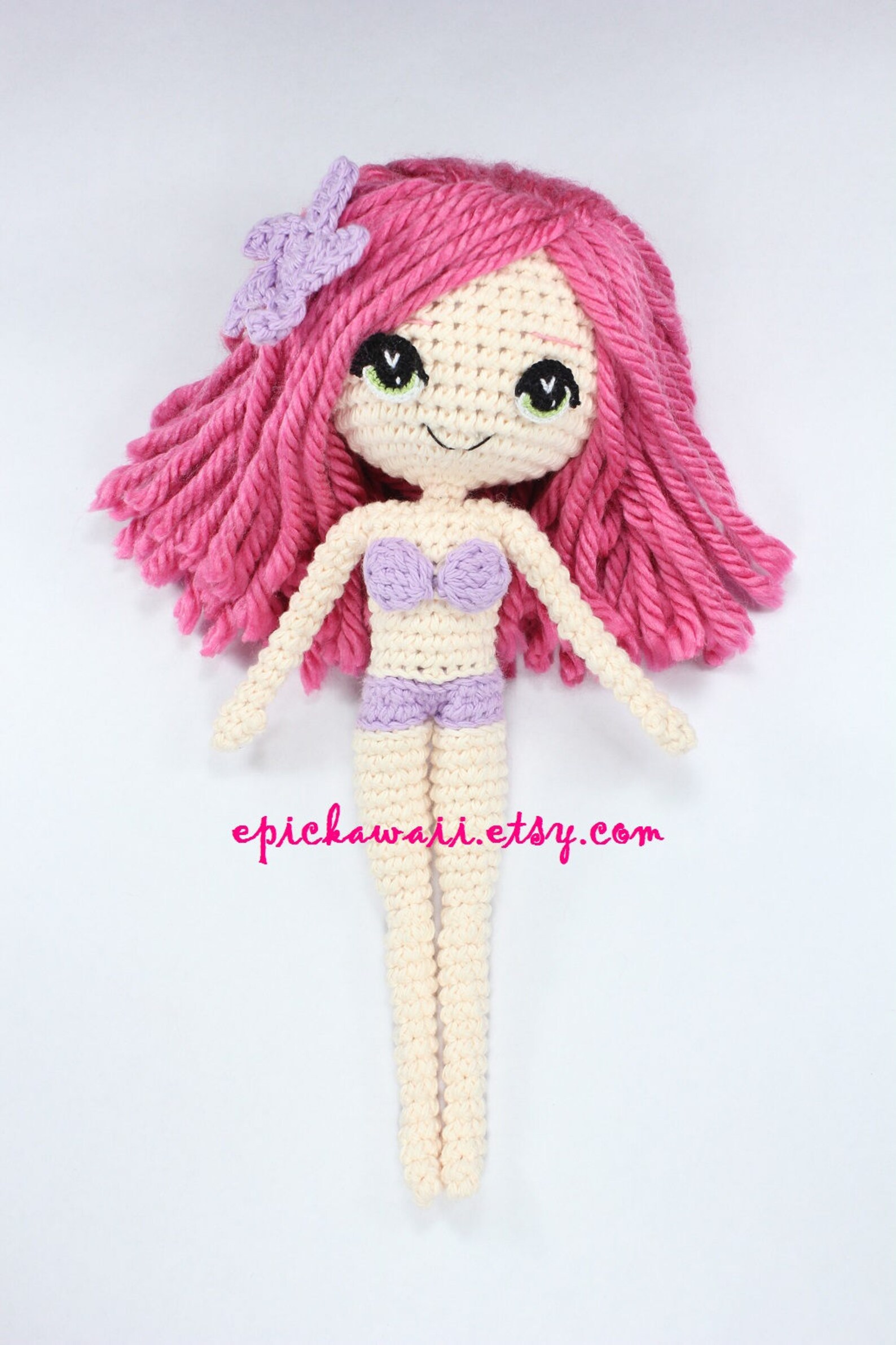 PATTERN: the Little Mermaid With Removable Tail and Fish - Etsy